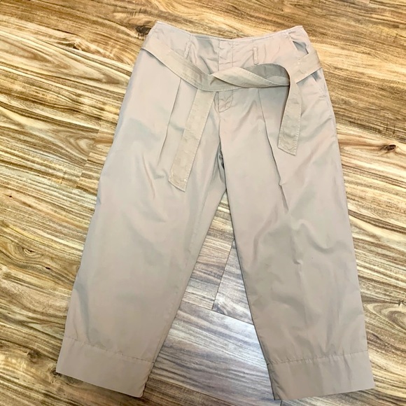 Pants & Jumpsuits | Lauren Ralph Lauren Pleated Cotton Belted Khaki Pants | Poshmark